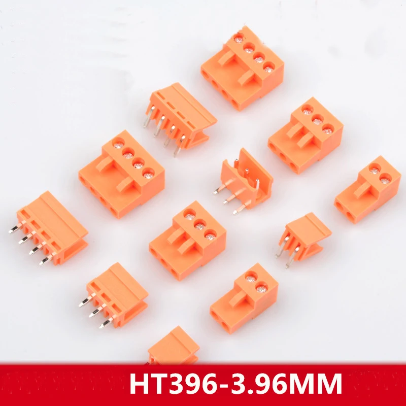 HT396 4pin Right Angle Terminal Plug - 3.96mm Pitch Connector