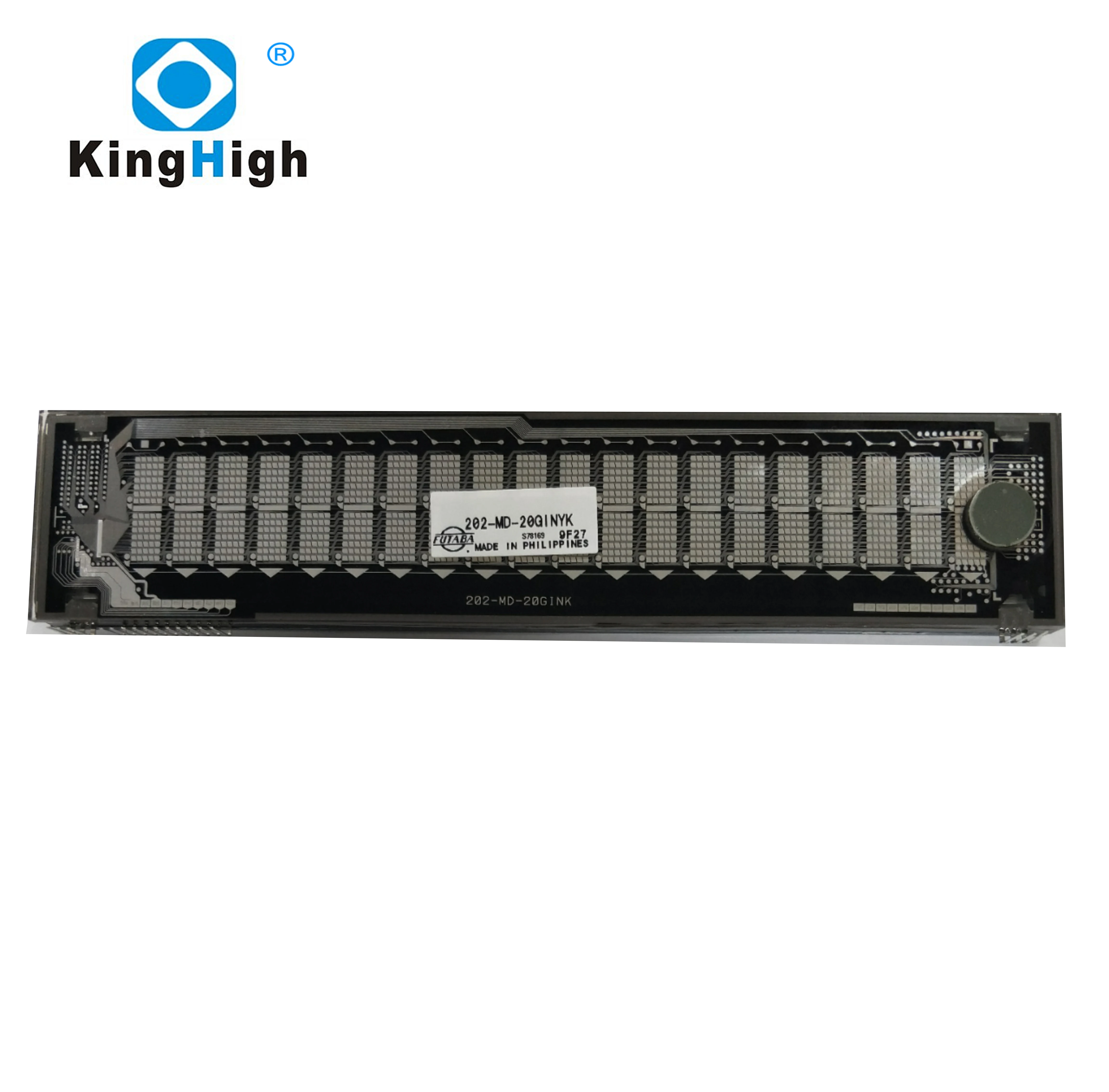 Futaba Vfd System 202md020ginyk Cig40-2003n 20x2 Character Vfd Display ...