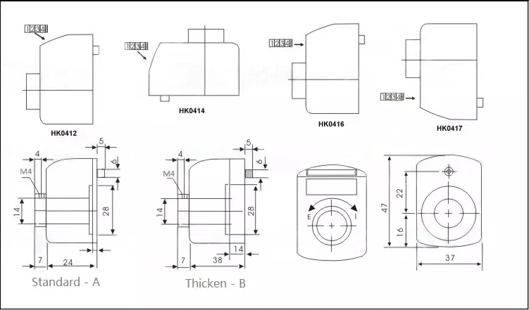 Mechanical Digital Position Indicator With 4 Decades - Buy Digital ...