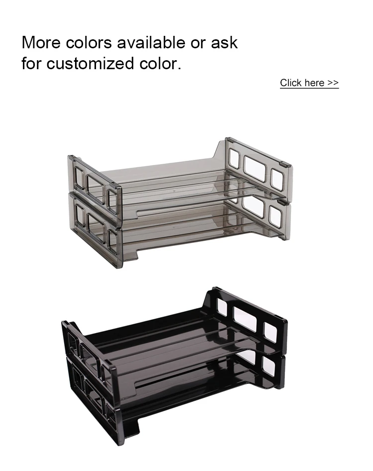 Plastic Wide Open Document Trays 2pk Filing Office Trays - Buy Document ...