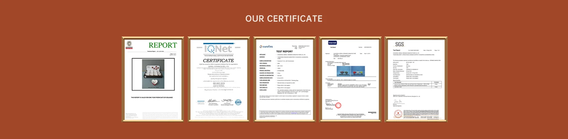 Company Overview - Genol Ceramics Co., Ltd.