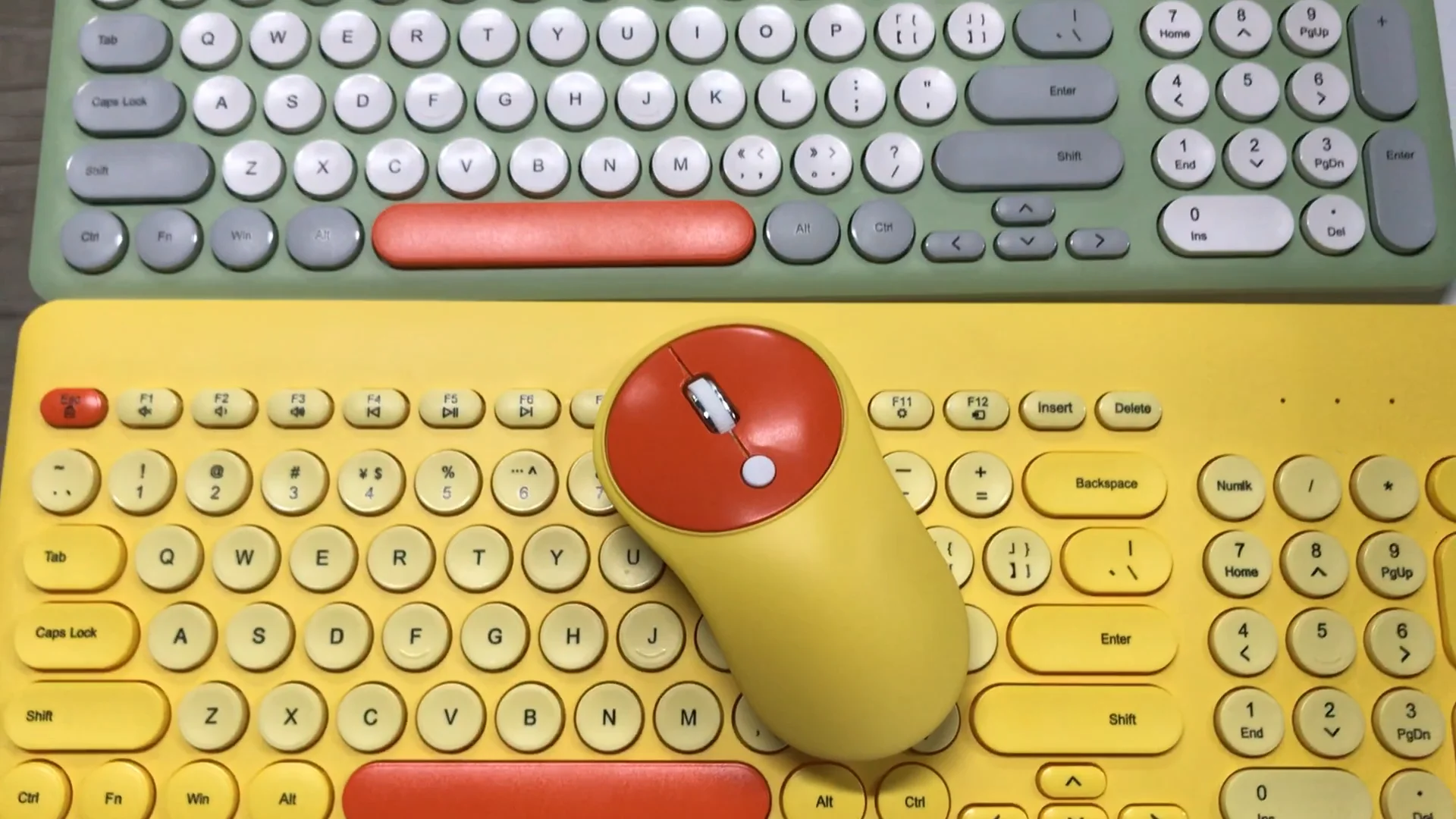 New Design Matcha Green Color 2.4g Mouse Wireless Keyboard - Buy ...