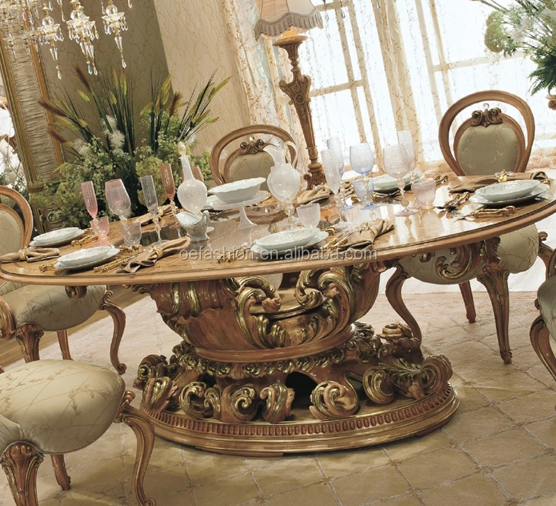 OE-FASHION Custom European-style Dining Room Furniture Solid Wood ...