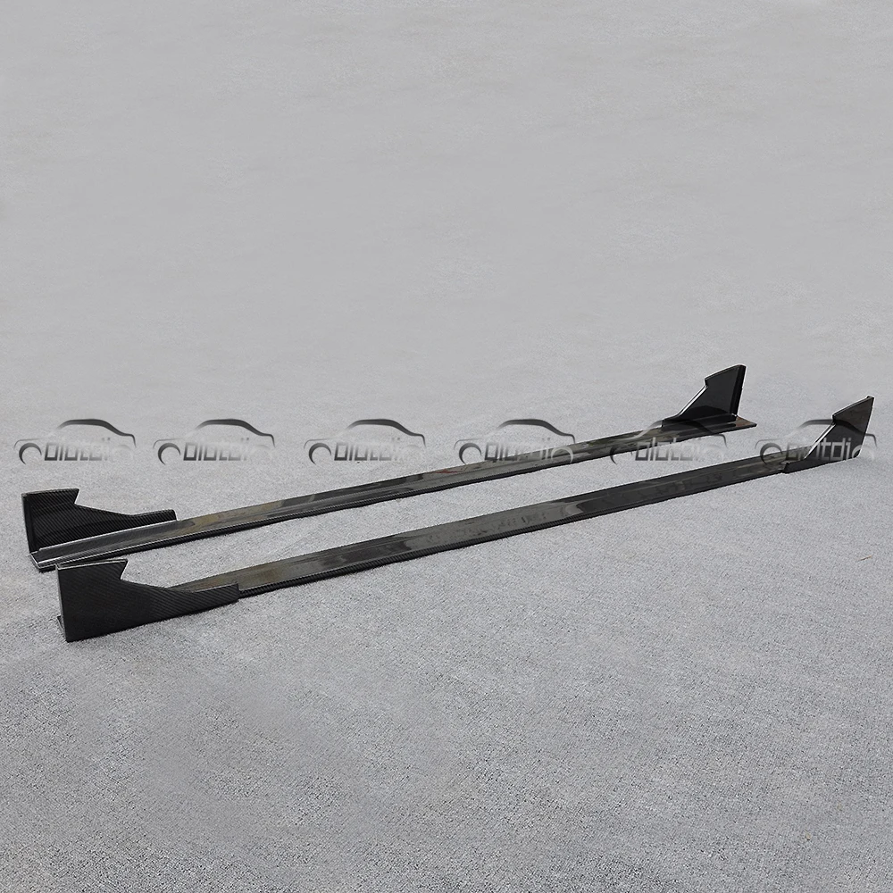 MAD Style Carbon Fiber Rocker Panel Winglet Side Skirts for BMW F30