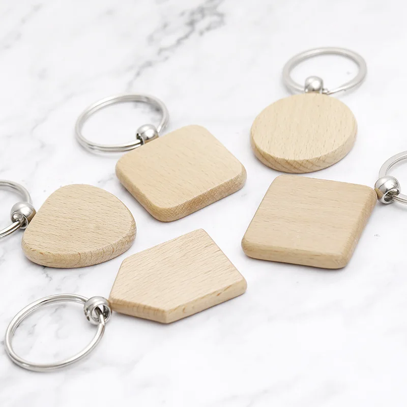 Wholesale Wood Keychains - Customized & Painted Souvenirs