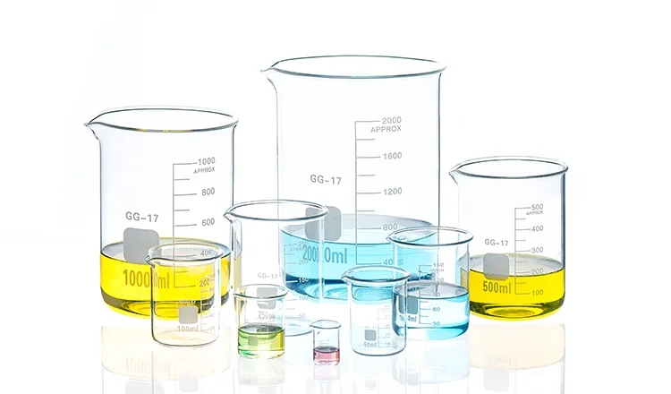Chemistry Beaker Laboratory Borosilicate Glass Beaker 2000 Ml Capacity ...