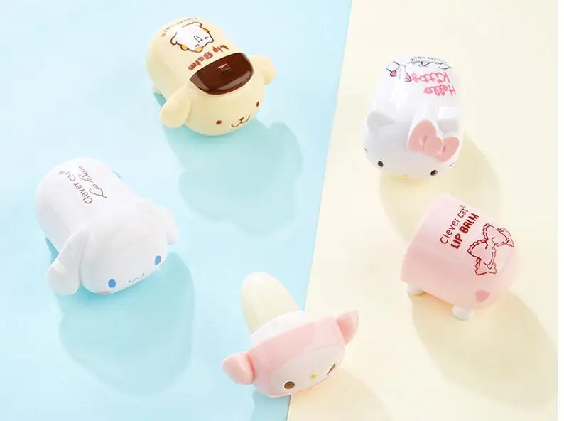 Small Cute Cartoon Shape Chapstick Ball Kid Mini Lip Balm Tubes Lip ...