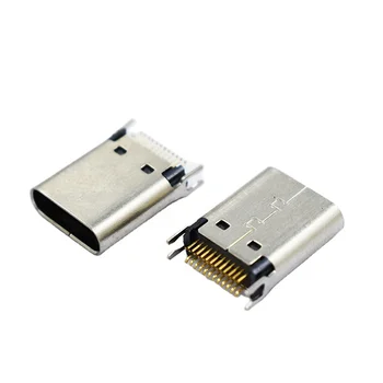 Universal Board Edge Pcb Plywood Straddle Mount 1.0mm 24pin Usb Type-c ...
