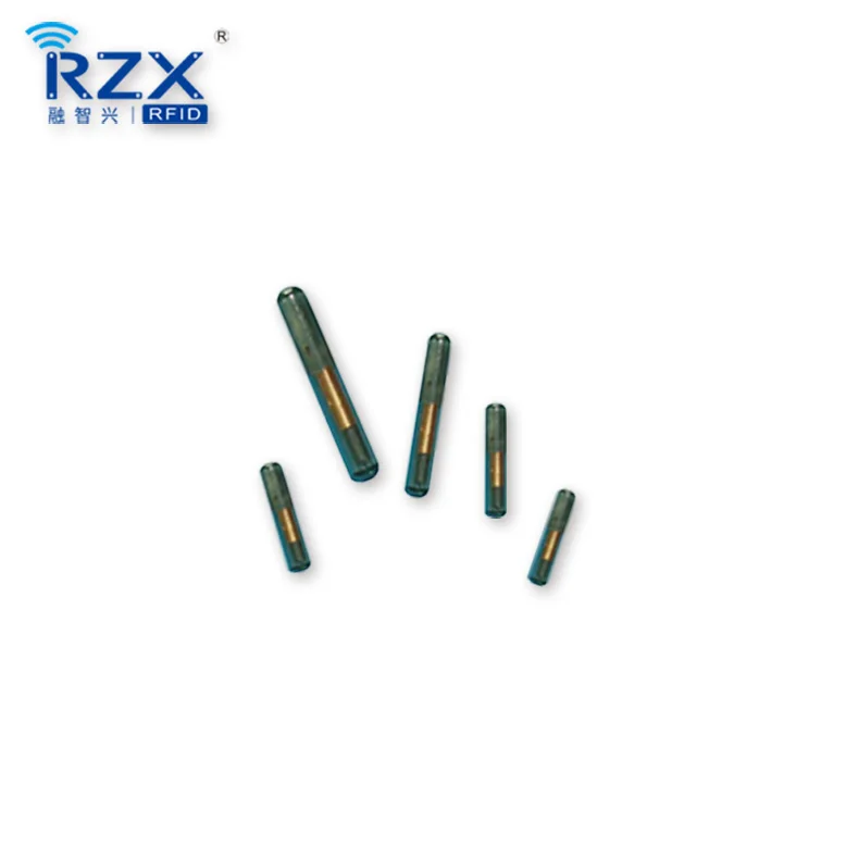1.4*8mm Micro Rfid Chip 134.2khz Em4305 Glass Rfid Animal Tag For Fish ...