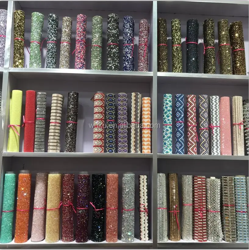 Free To Cut Adhesive Crystal Sheet Small Moq In Stock Design - Buy ...