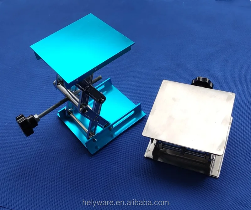 8.4*8.4 10*10cm Aluminum Or Stainless Steel Mini Small Lab Scissor Jack ...