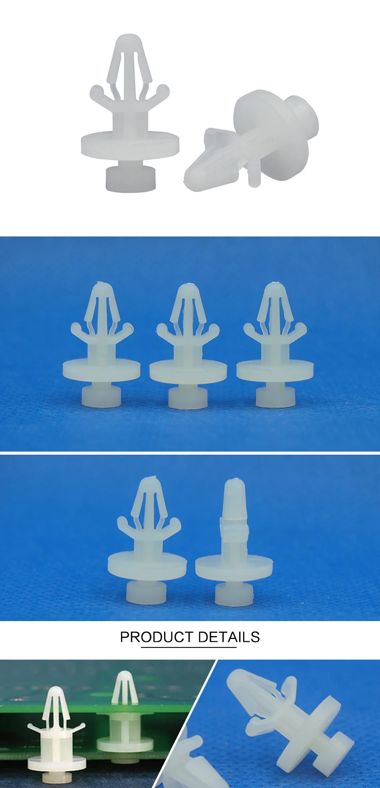 PCB Small Standoff - Plastic Clips for Support & Spacing