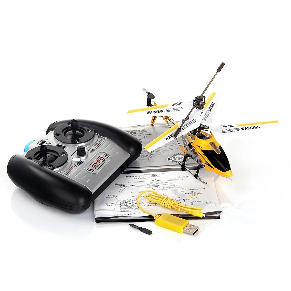 Syma S107G RC Helicopter Toy - Remote Control Indoor-Outdoor Flying & ODM