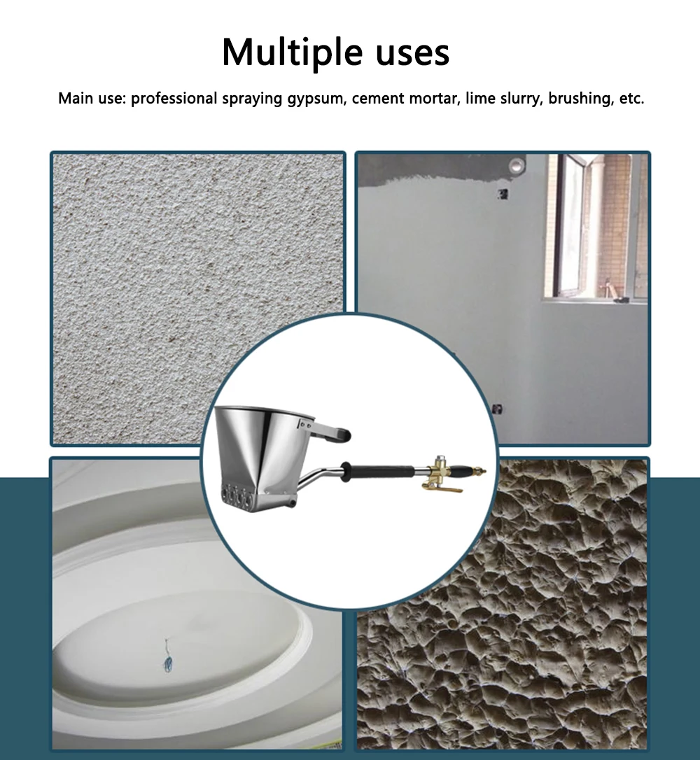Plaster Hopper Gun - Efficient Mortar and Cement Sprayer