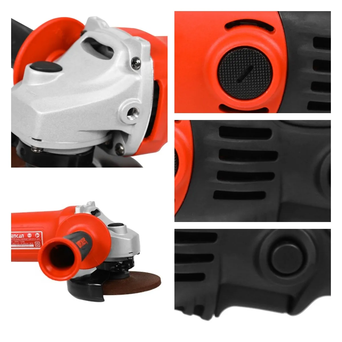 SENCAN Electric Angle Grinder - 720W Power for Woodworking