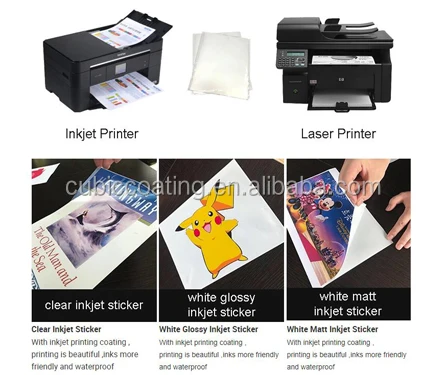 A3 A4 A5 Size Removable And Reusable Printable Self Adhesive Paper ...