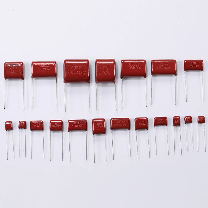 CBB21 MPP 104J630V 0.1UF Metallized Polypropylene Film Capacitor - 630V ...