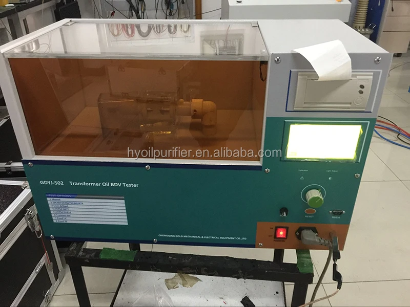 ASTM D877 Insulating Liquids - Dielectric Breakdown Voltage Tester