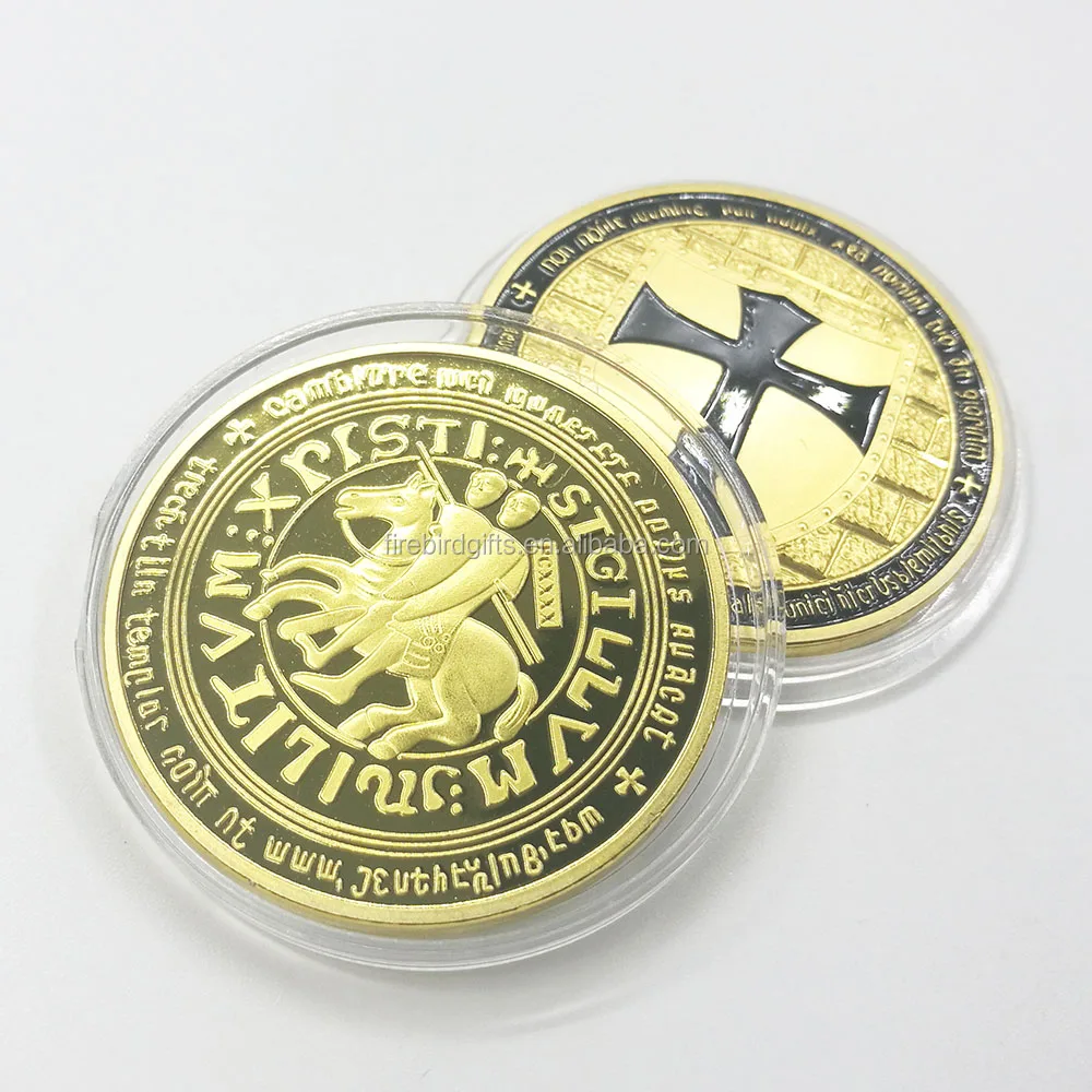 Custom Knights Templar Cross Coin - Souvenir & Commemorative
