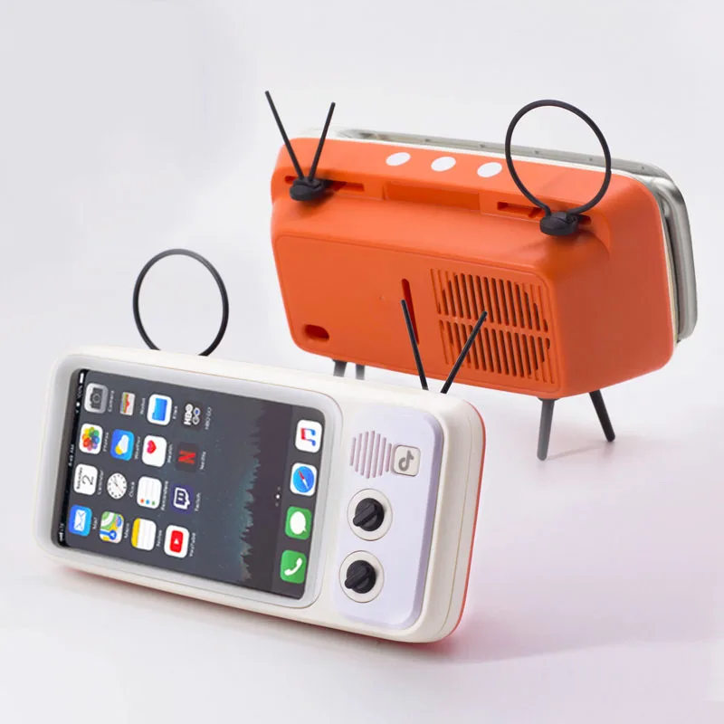 New Product Ideas 2021 Vintage Retro Tv Phone Stand Smartphone Retro Tv ...