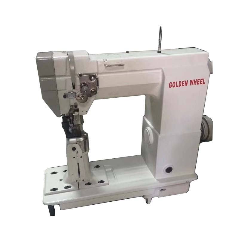 Rebuilt Used Industrial Golden Wheel Leather Upper Shoes Sewing Machine ...
