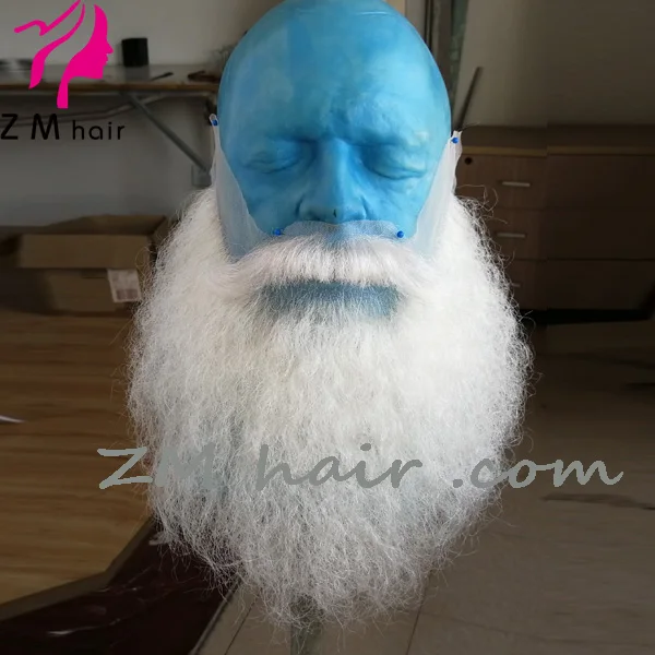 Professional Lace Front Santa Claus Beard + Wig for Christmas