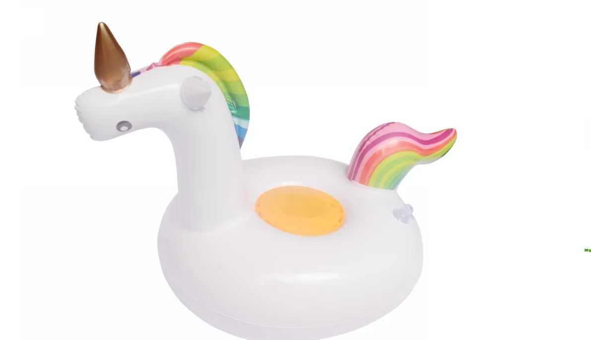 Colorful Light Inflatable Toy Floating Waterproof Bluetooth Speaker