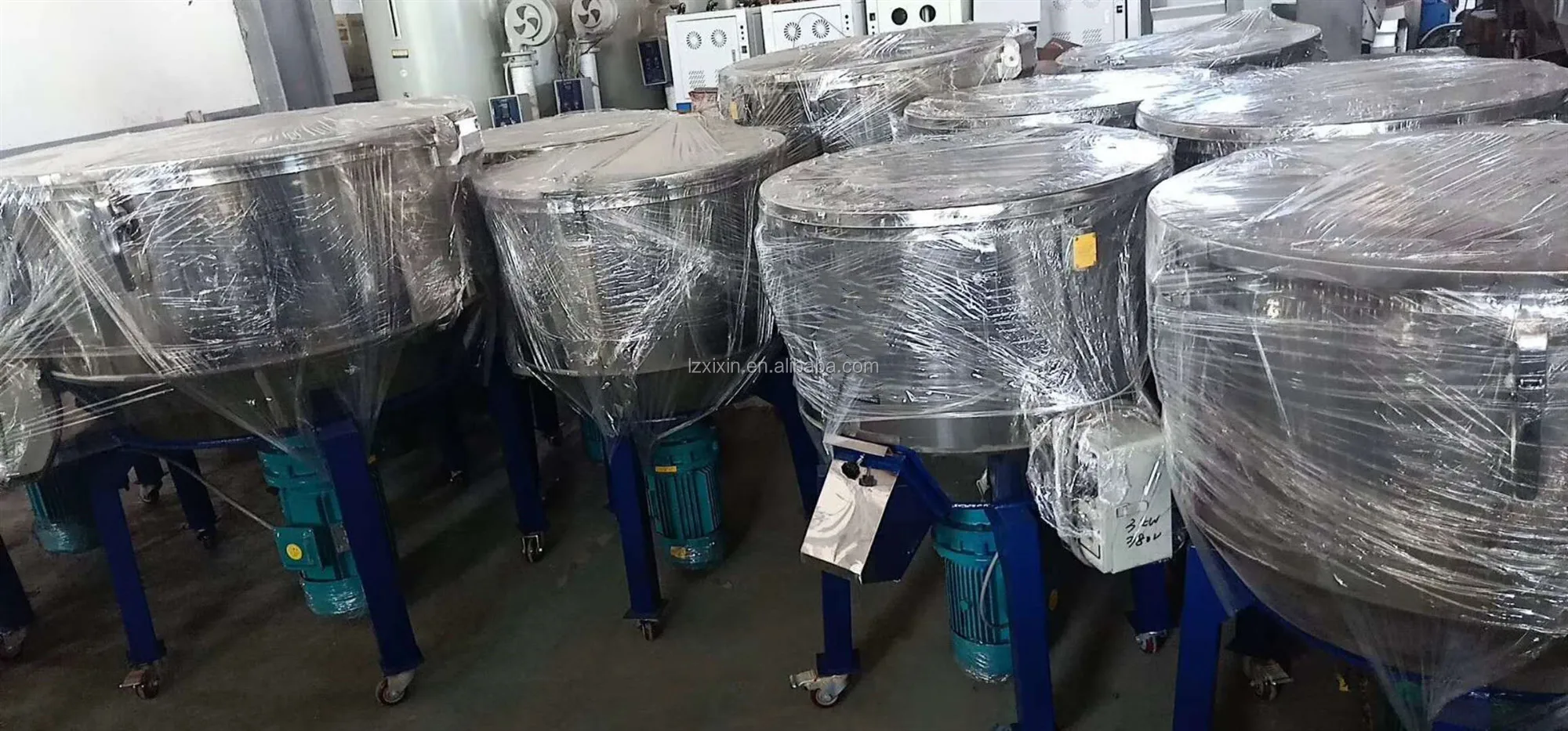 Plastic Mixer Vertical Mixing Machine Stainless Steel Particle Mixing ...