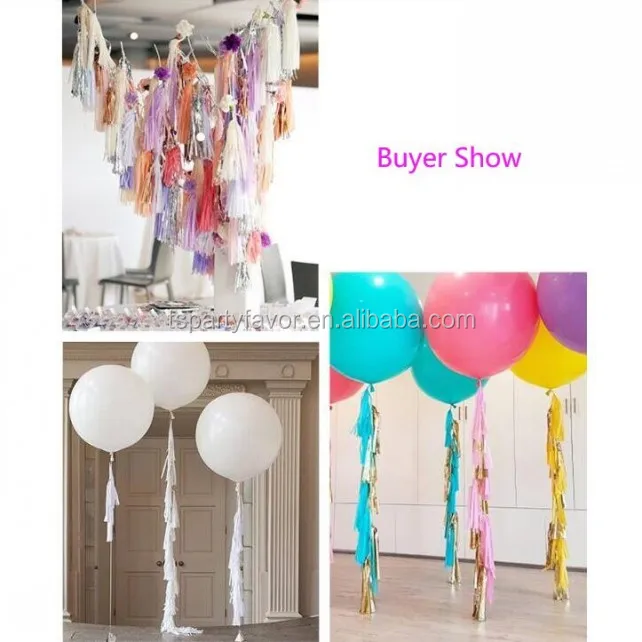 Printed He Or She Pop To See Super Big Large 36 Inch 25g Round Paper ...