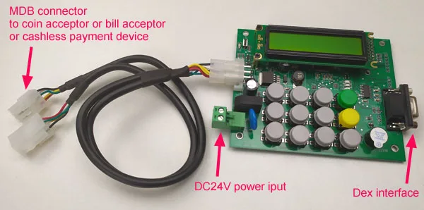 Vending Machine Main Board VMC Simulator for Cashless Payment
