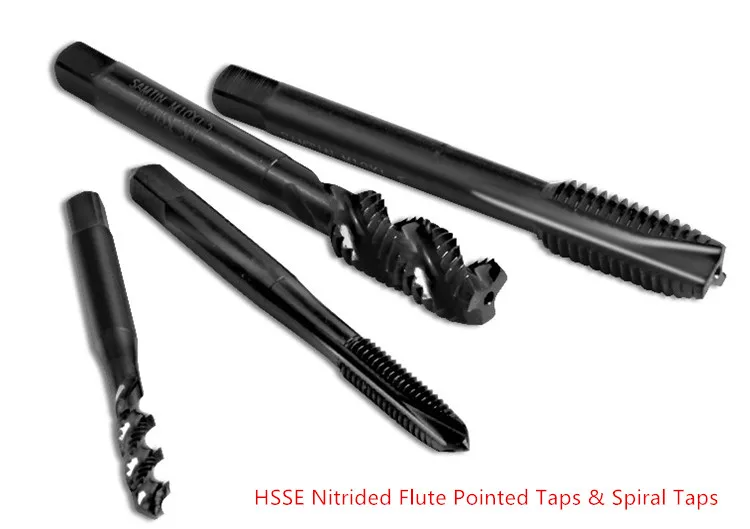 British Standard Pipe Thread Taps Tin Coated BSP 1/8 1/4 3/8 1/2 3/4 1 ...