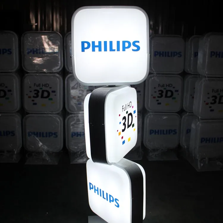 Acrylic Light Box Store Front Illuminated Led Double Side Advertising ...