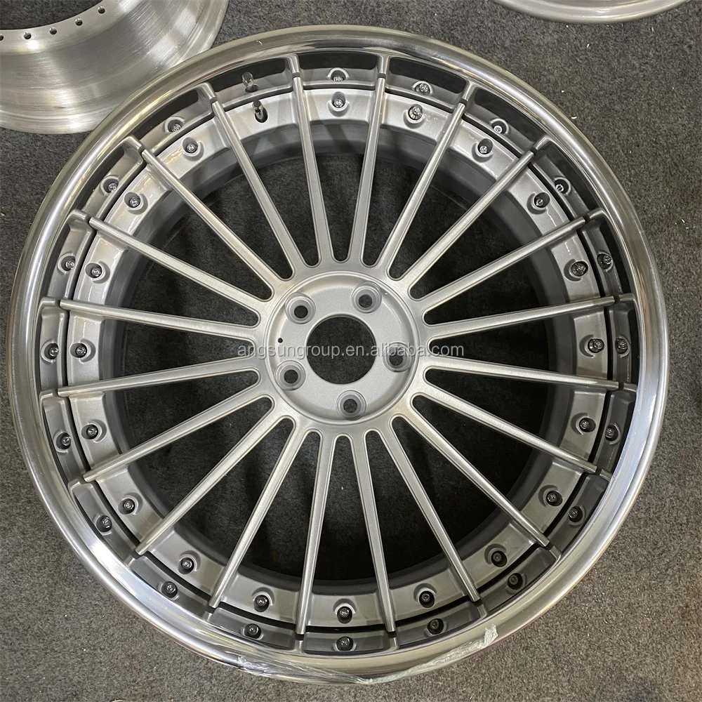 High quality custom 3 pieces forged split Alpina wheels from 15" to 24 ...