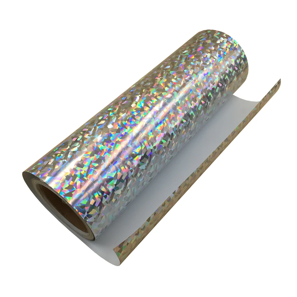 Self Adhesive Hologram Sticker Film Roll Label Holographic Cold Film ...