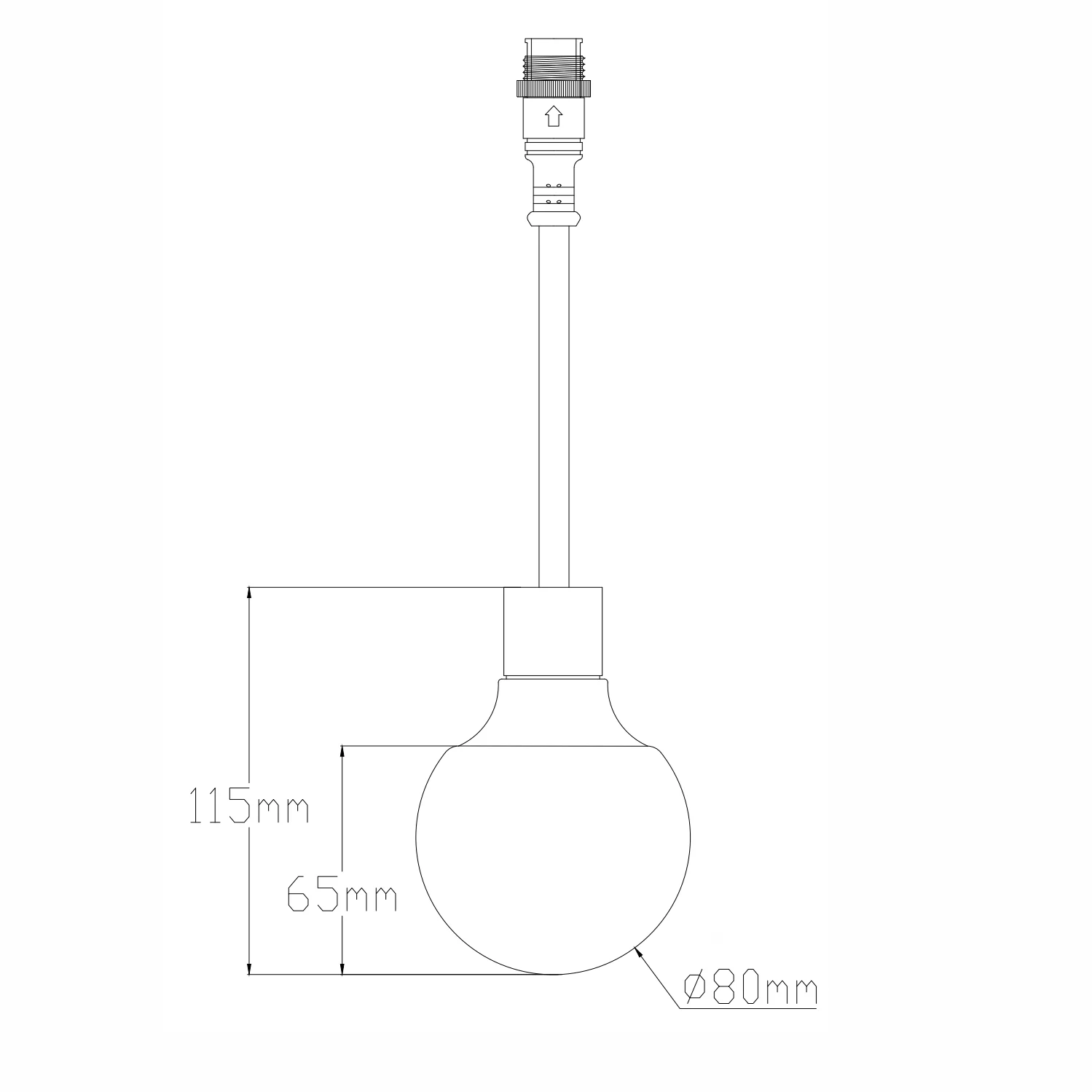 DMX Control LED RGB Bulb String Lights - 50000 Hours Lifespan