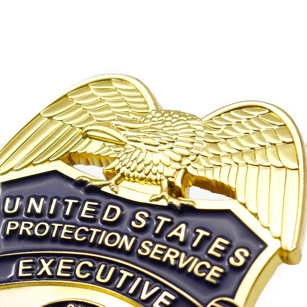 Personalized Custom 3d Embossed Secret Service Security Sheriff Officer ...