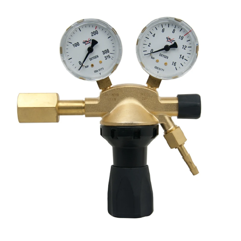 GCE Type High Pressure Argon Gas Regulator 300Bar Brass Inlet for TIG ...