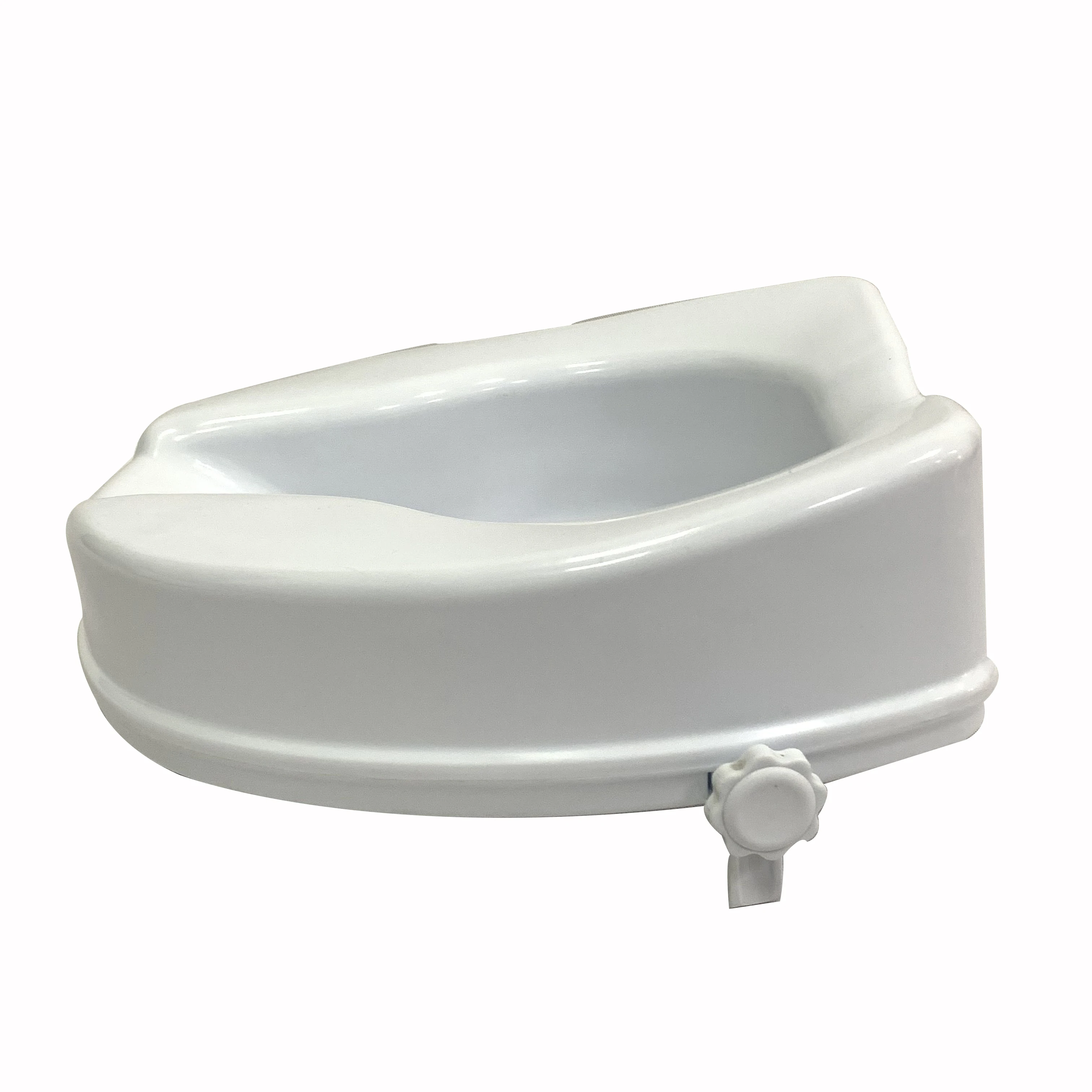 4 Inch Height Raised Toilet Seat Riser For Handicapped And Elderly ...