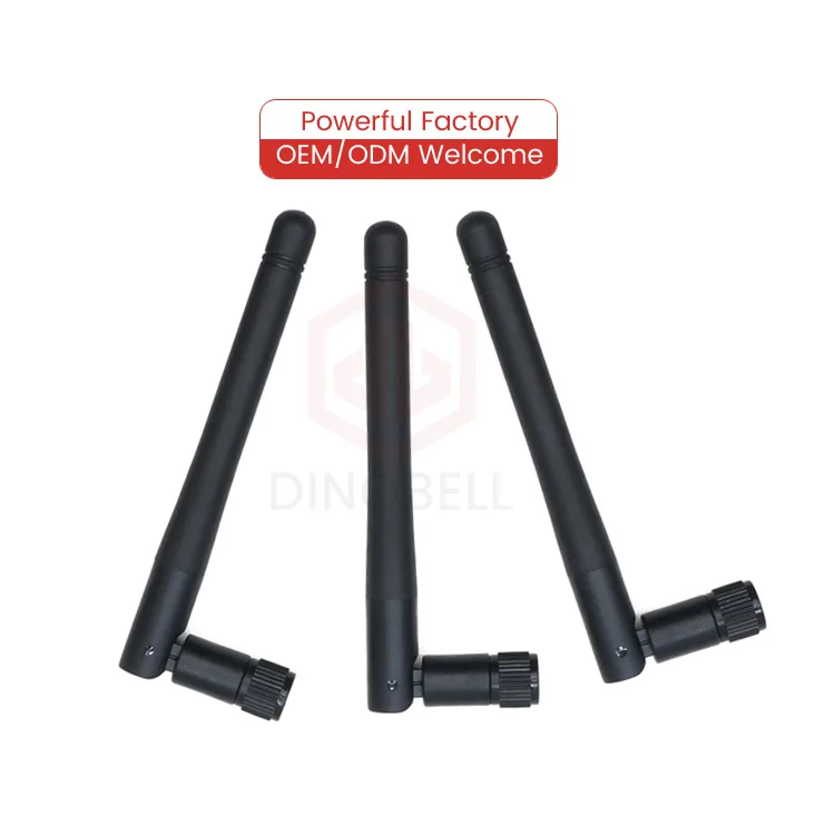 Small External Rubber Wifi Router Antenna 2.4ghz Modem Communication ...