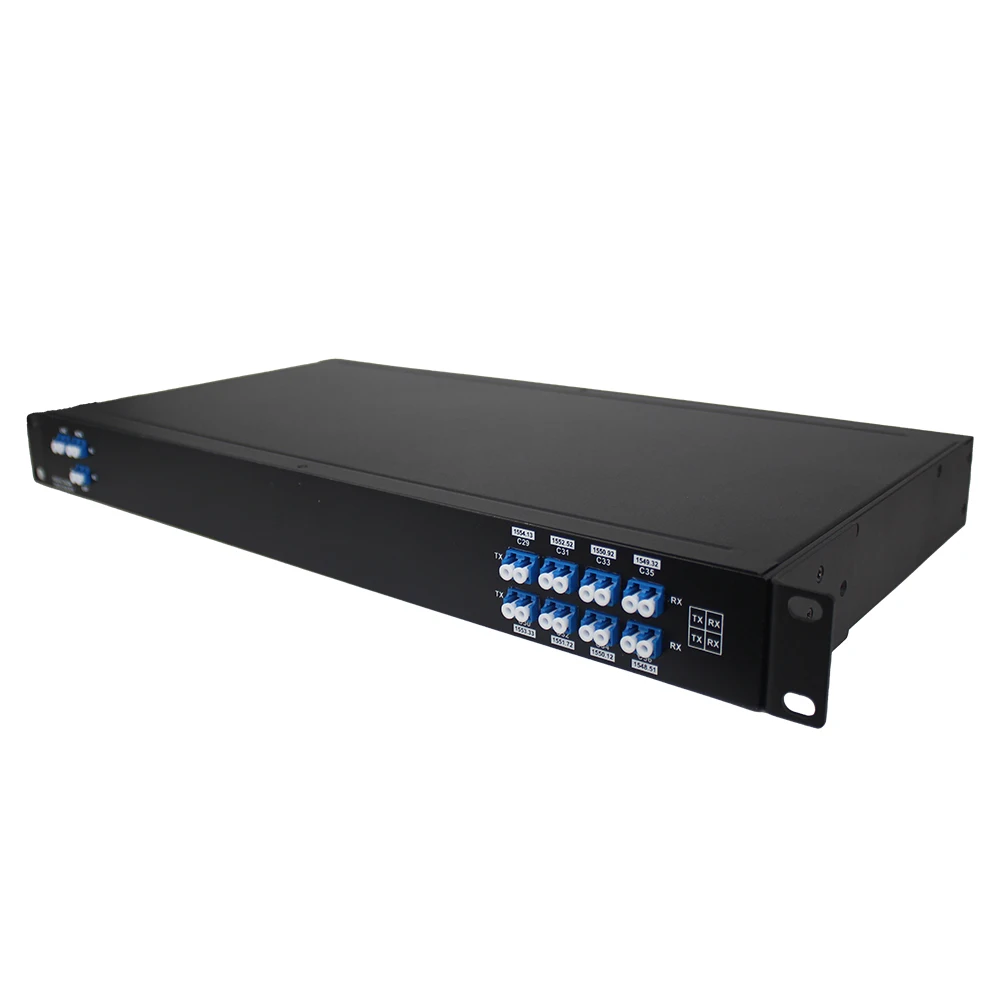 4 8 16 Channel WDM CWDM DWDM Mux Demux Module - 1U Rack Mount