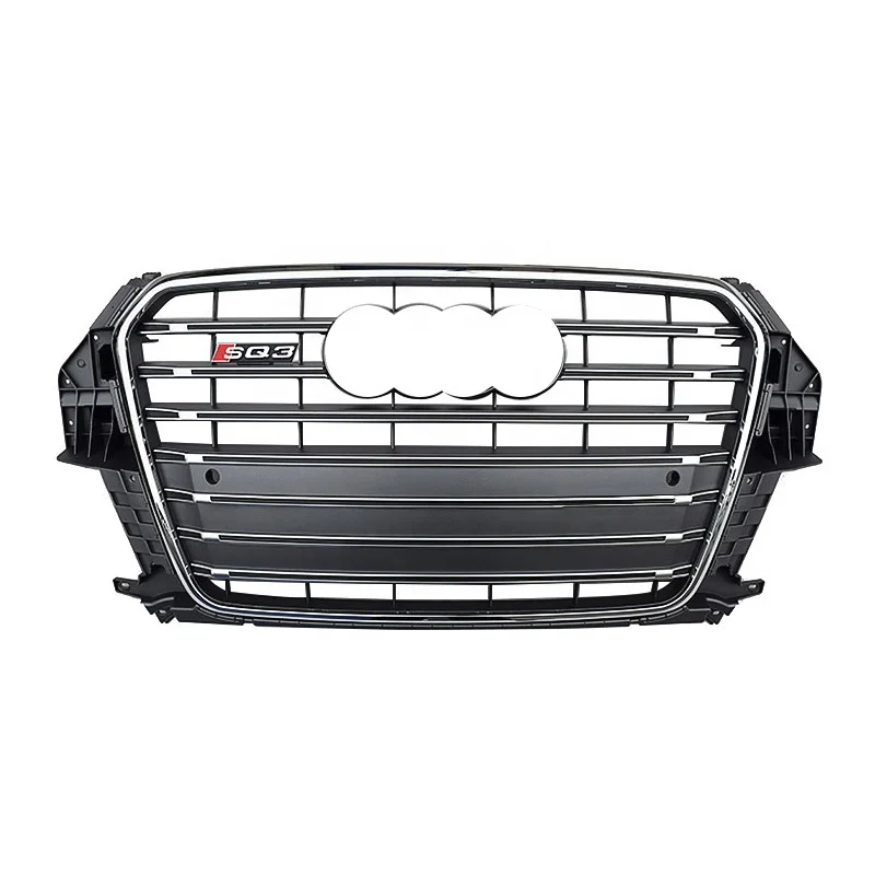 Abs Material Rsq3 Style Front Car Honeycomb Grille For Audi Q3 /sq3 Car ...