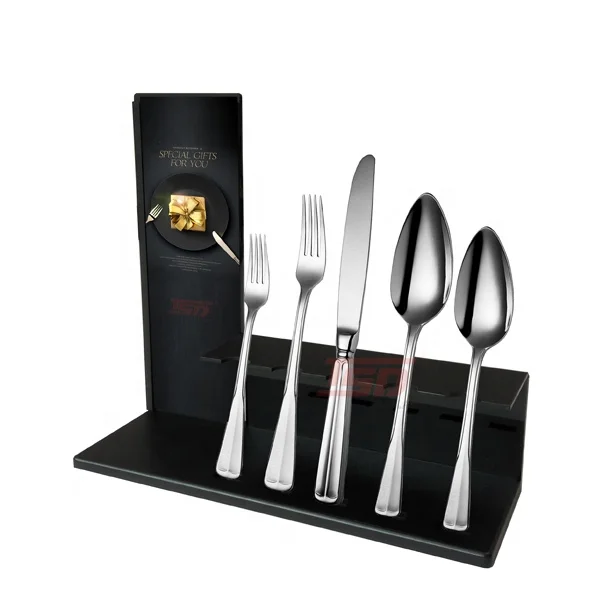 Custom Retail Store Rotating Acrylic Display Case For Knife,Spoon Set ...