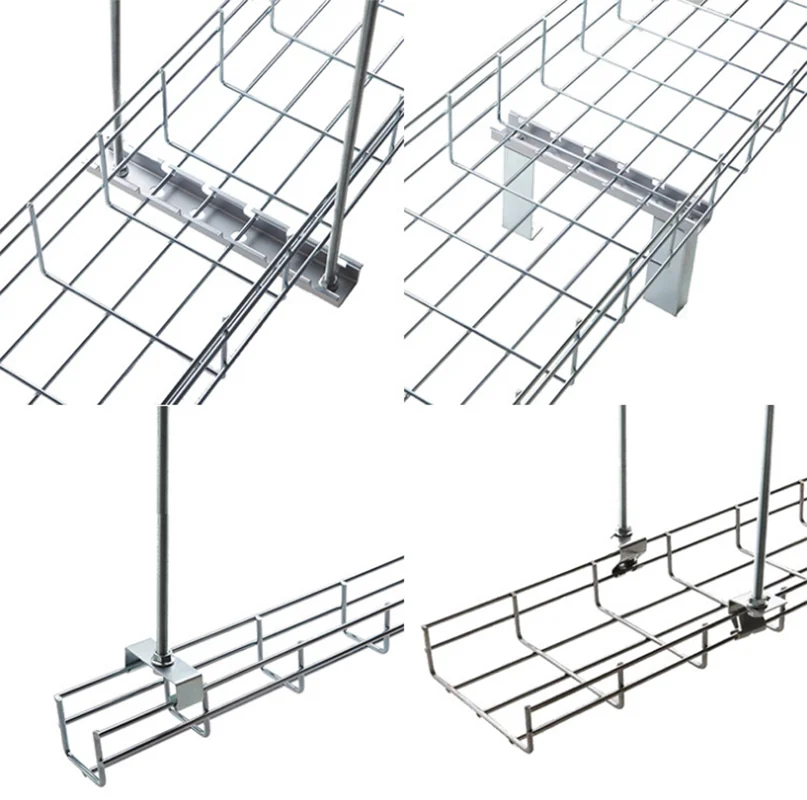 Wire Mesh Cable Tray Mesh Cable Basket Tray Galvanized Cable Tray - Buy ...