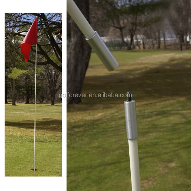 3-Segment Detachable Golf Flag Pole Kit & Customized Flags OEM