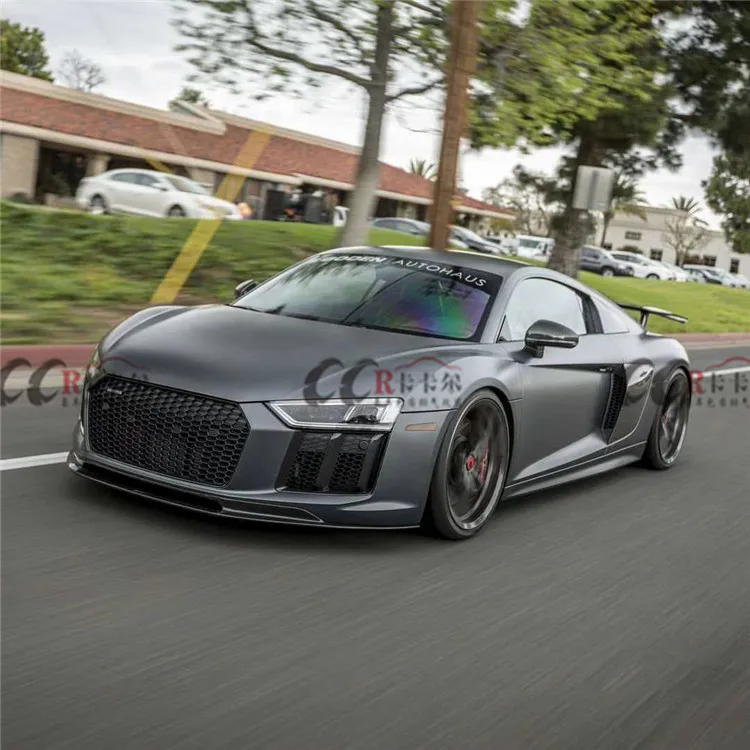 High Quality Carbon Fiber Body Kit For Audi R8 Front Lip Rear Diffuser ...