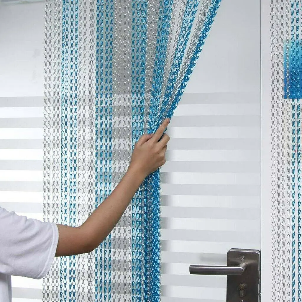 Aluminum Chain Curtain/chain Fly Screen/ Chain Link Curtain - Buy ...