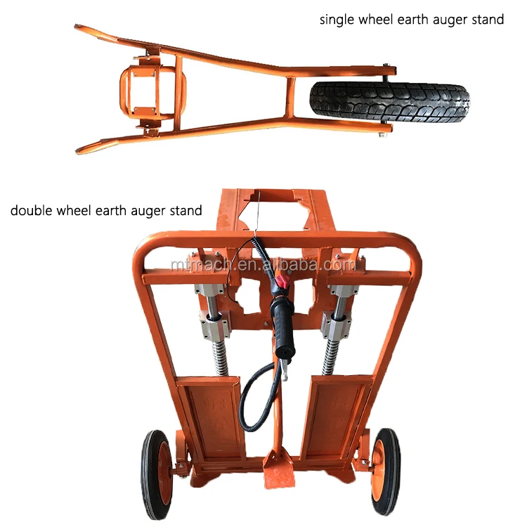 Earth Auger Trolley for Efficient Ground Hole Drilling