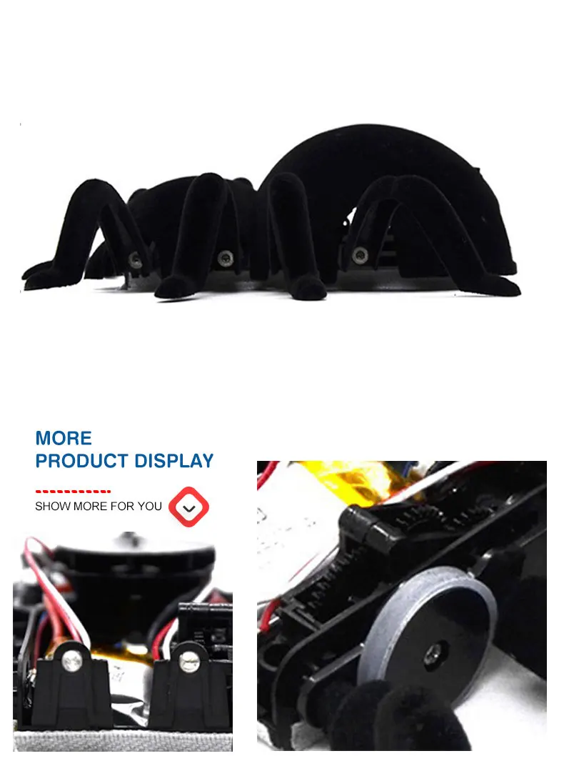 Four-way Climbing Infrared Remote Control Spider With Light - Buy ...