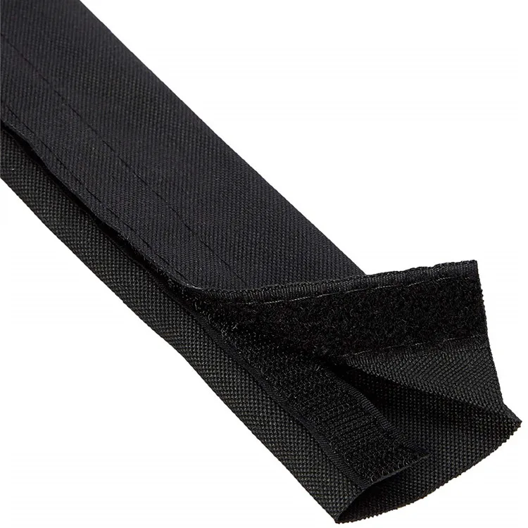25mm Nylon Fabric Reusable Hook And Loop Hose & Cable Protector Sleeve ...