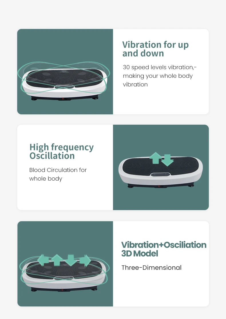 Hot Selling Vibration Machine 3d Vibration Plate Whole Body Vibration ...